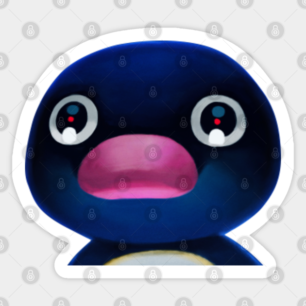 Terrified Noot Noot - Meme - Pingu - Sticker | TeePublic Terrified Noot Noot - Meme - Pingu - Sticker | TeePublic